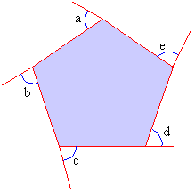 PinkMonkey.com Geometry Study Guide - 3.4 Sum of exterior angles of a ...